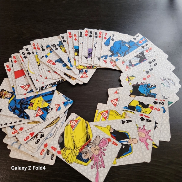 Marvel | Toys | 993 Marvel Xmen Playing Cards Wolverine Gambit Magneto ...